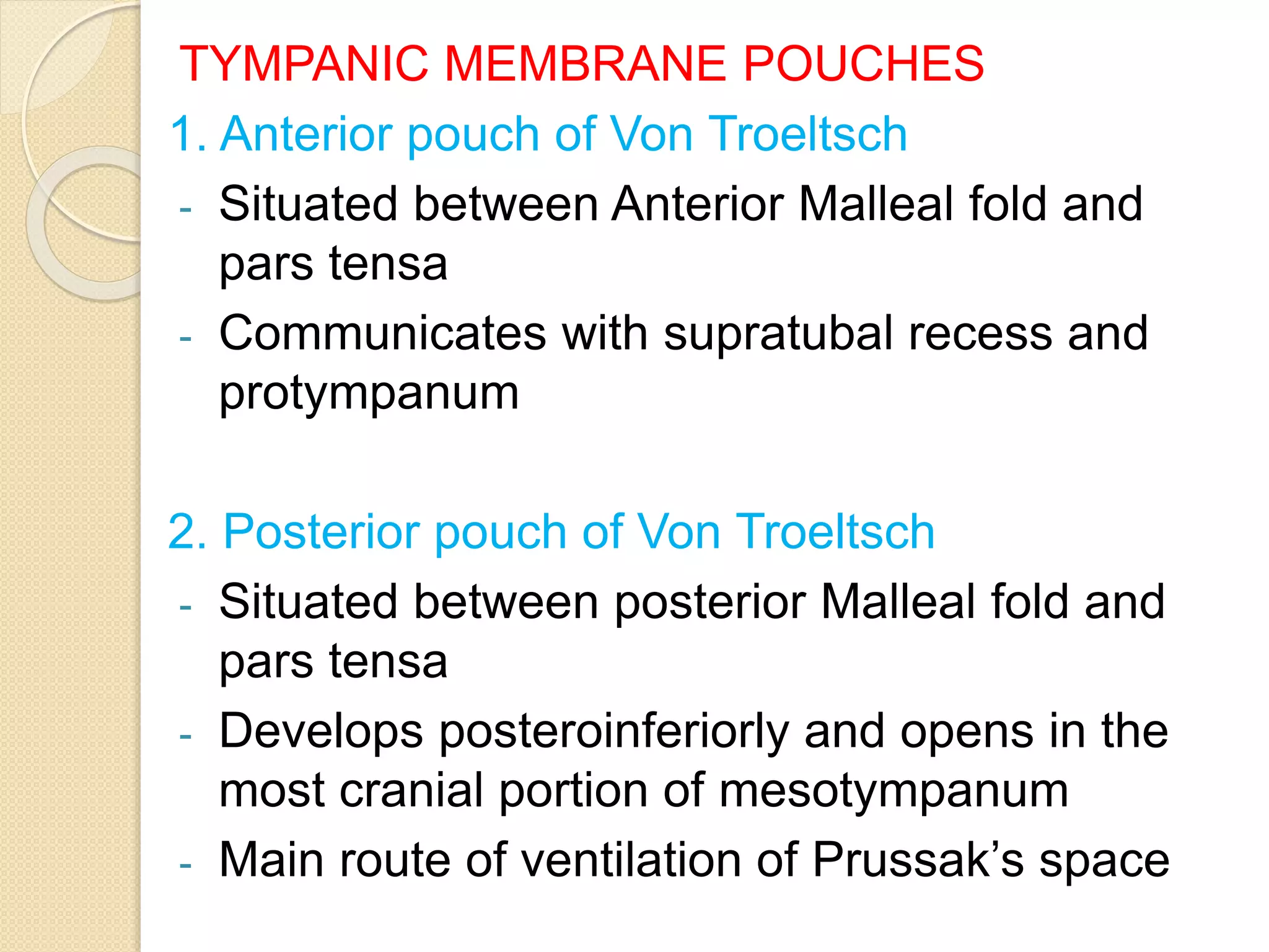 Mucosal folds of the middle ear | PPTX