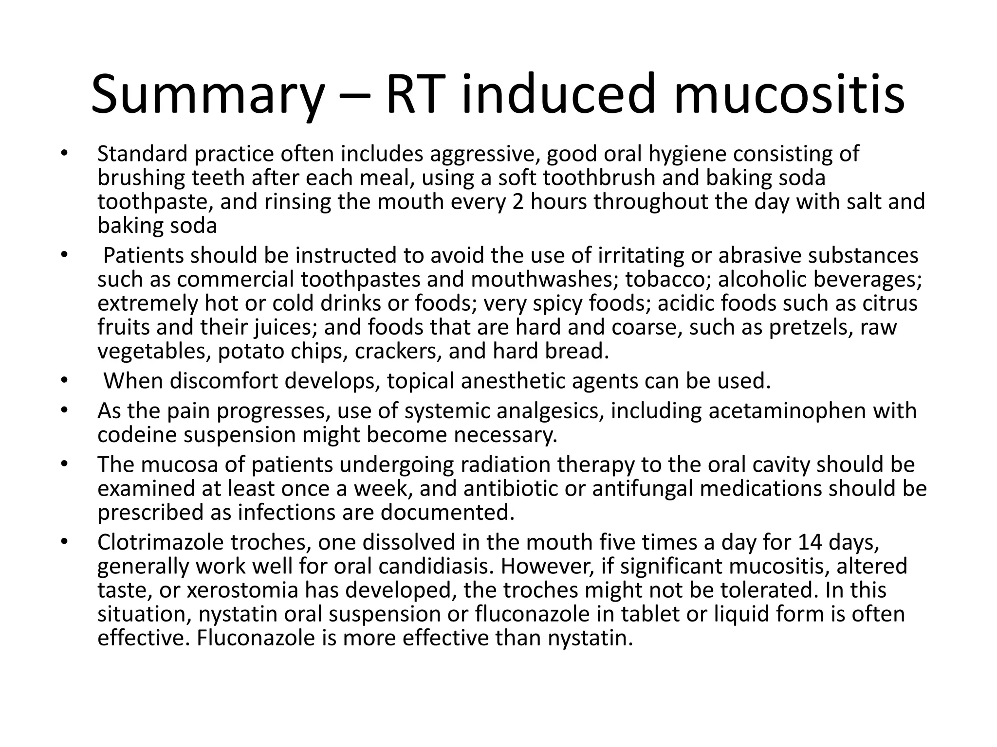 Cancer therapy induced Mucositis | PPTX