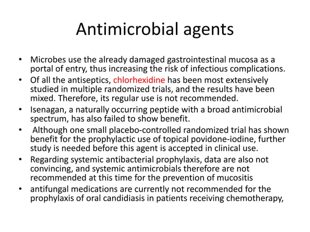 Cancer therapy induced Mucositis | PPTX
