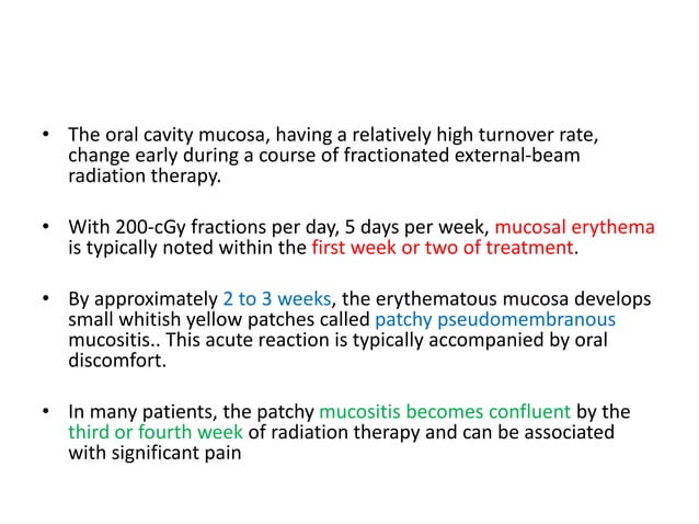 Cancer therapy induced Mucositis | PPTX