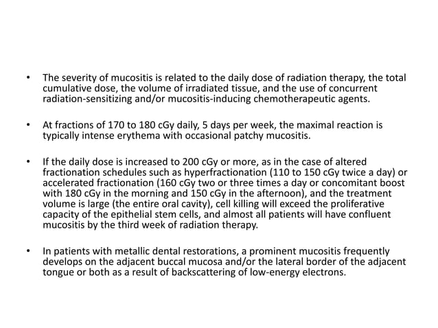 Cancer therapy induced Mucositis | PPTX