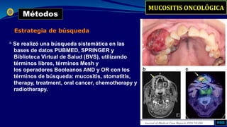 MUCOSITIS ONCOLÓGICA | PPTX