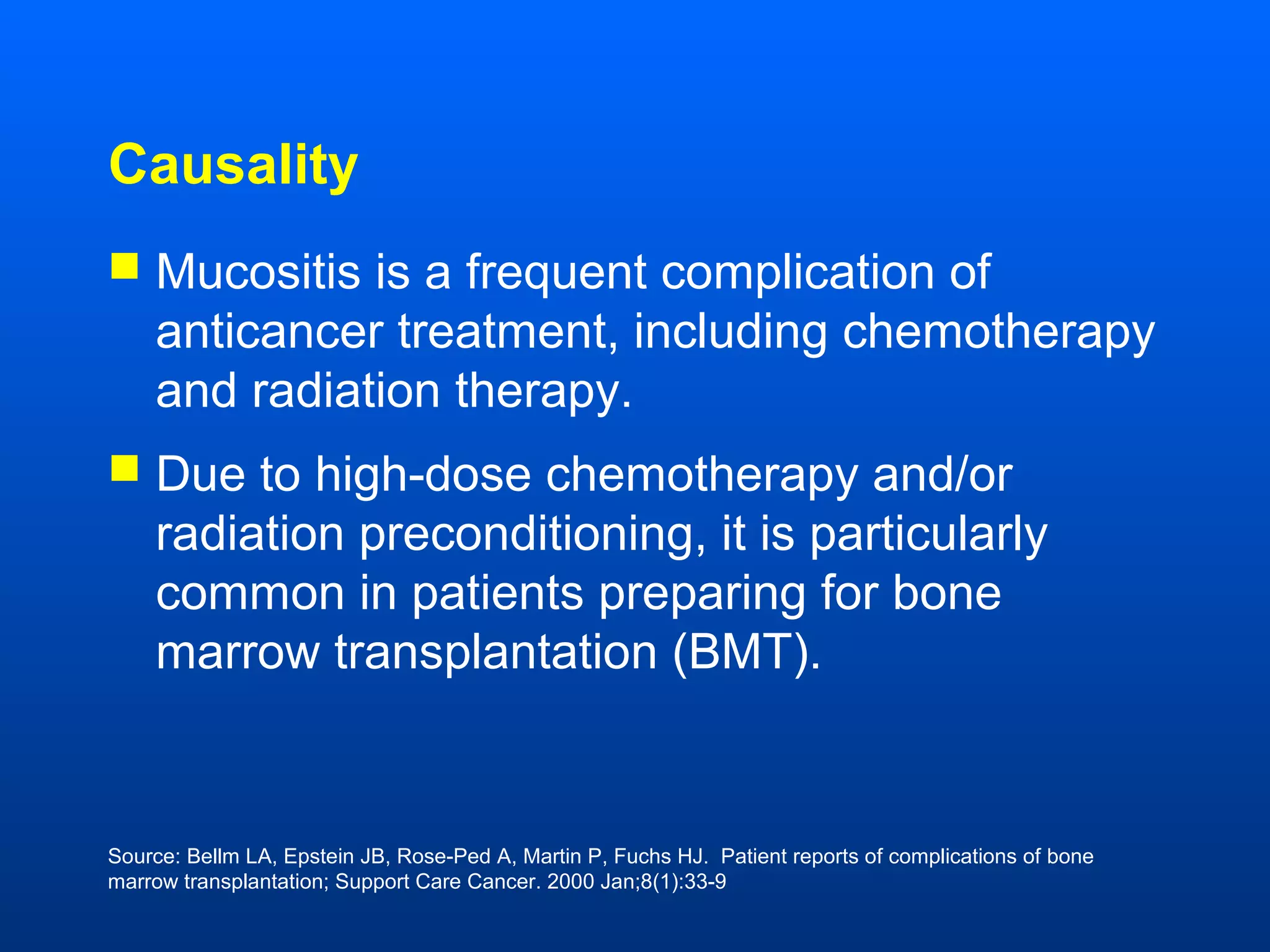 Mucositis oral | PPT