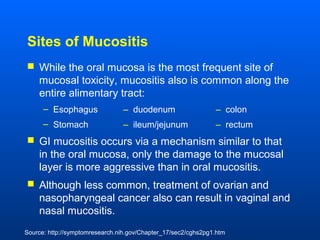 Mucositis oral | PPT