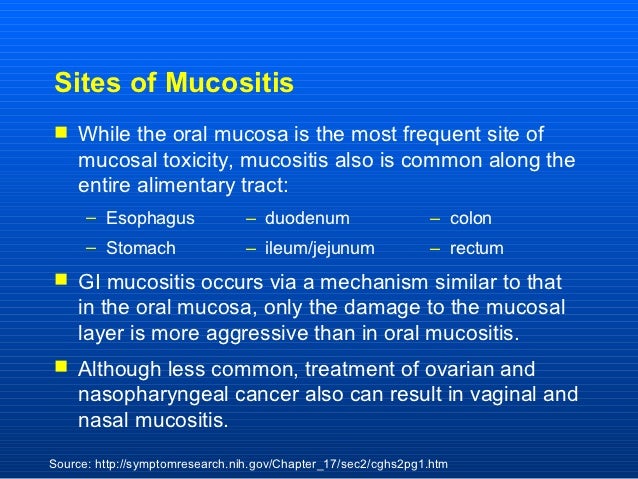 Mucositis oral
