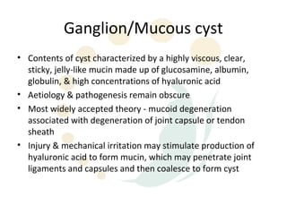 Mucous cysts-dipjw | PPT
