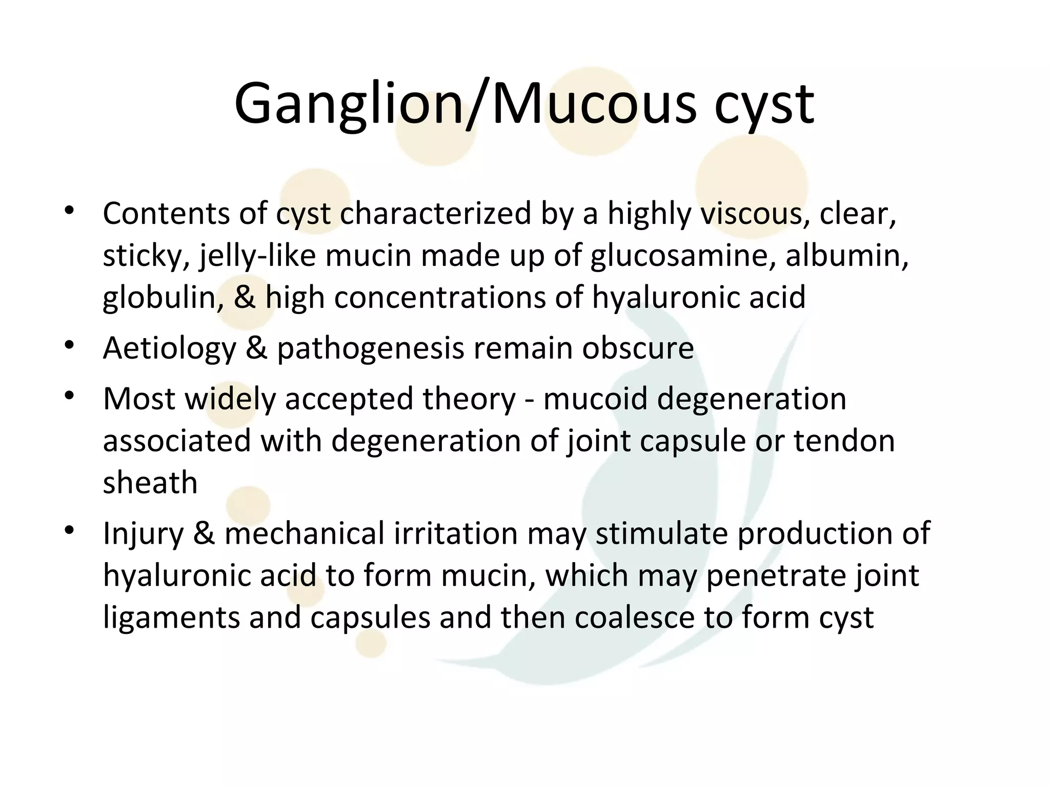 Mucous cysts dip jw | PPT