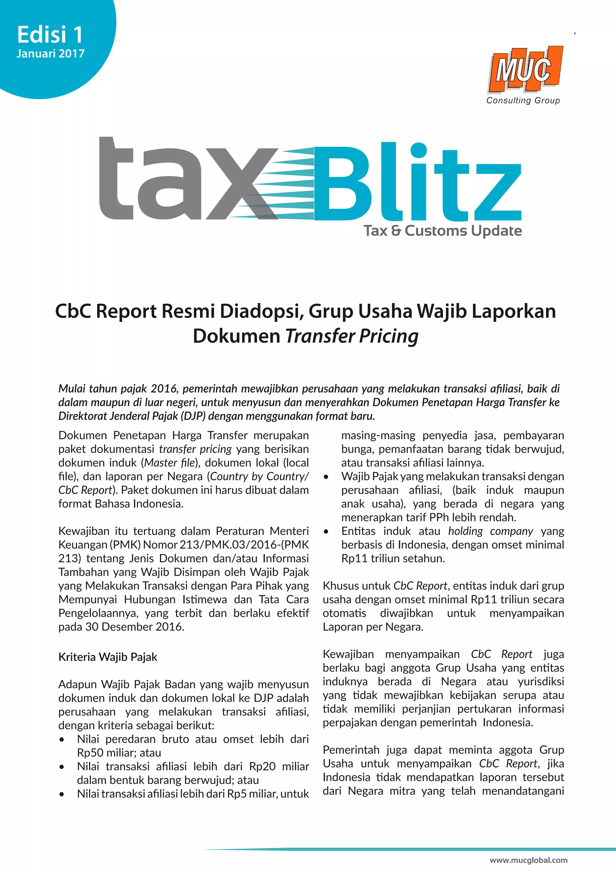 Muc tax blitz 1_indonesia | PDF