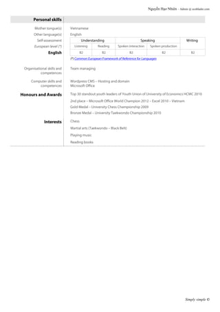 Demo CV | PDF