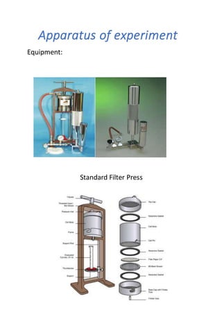 Mud Filtration Test | DOCX