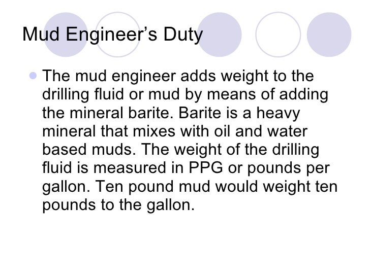 Mud Engineer Jobs in Oil Gas Industry
