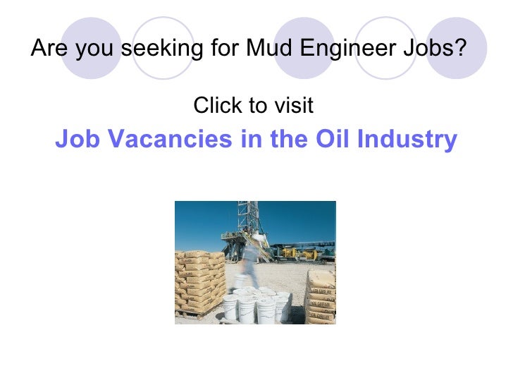 Mud Engineer Jobs in Oil Gas Industry
