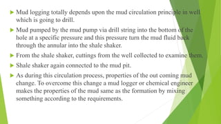Mud logging | PPTX