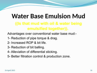 Mud System Mud Additive in drilling fluids.pptx