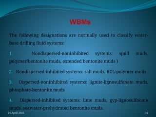 Mud System Mud Additive in drilling fluids.pptx