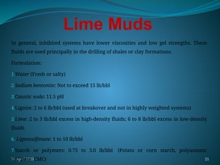 Mud System Mud Additive in drilling fluids.pptx