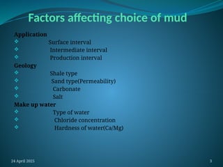 Mud System Mud Additive in drilling fluids.pptx