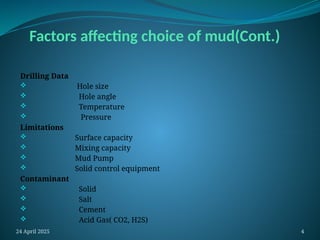 Mud System Mud Additive in drilling fluids.pptx
