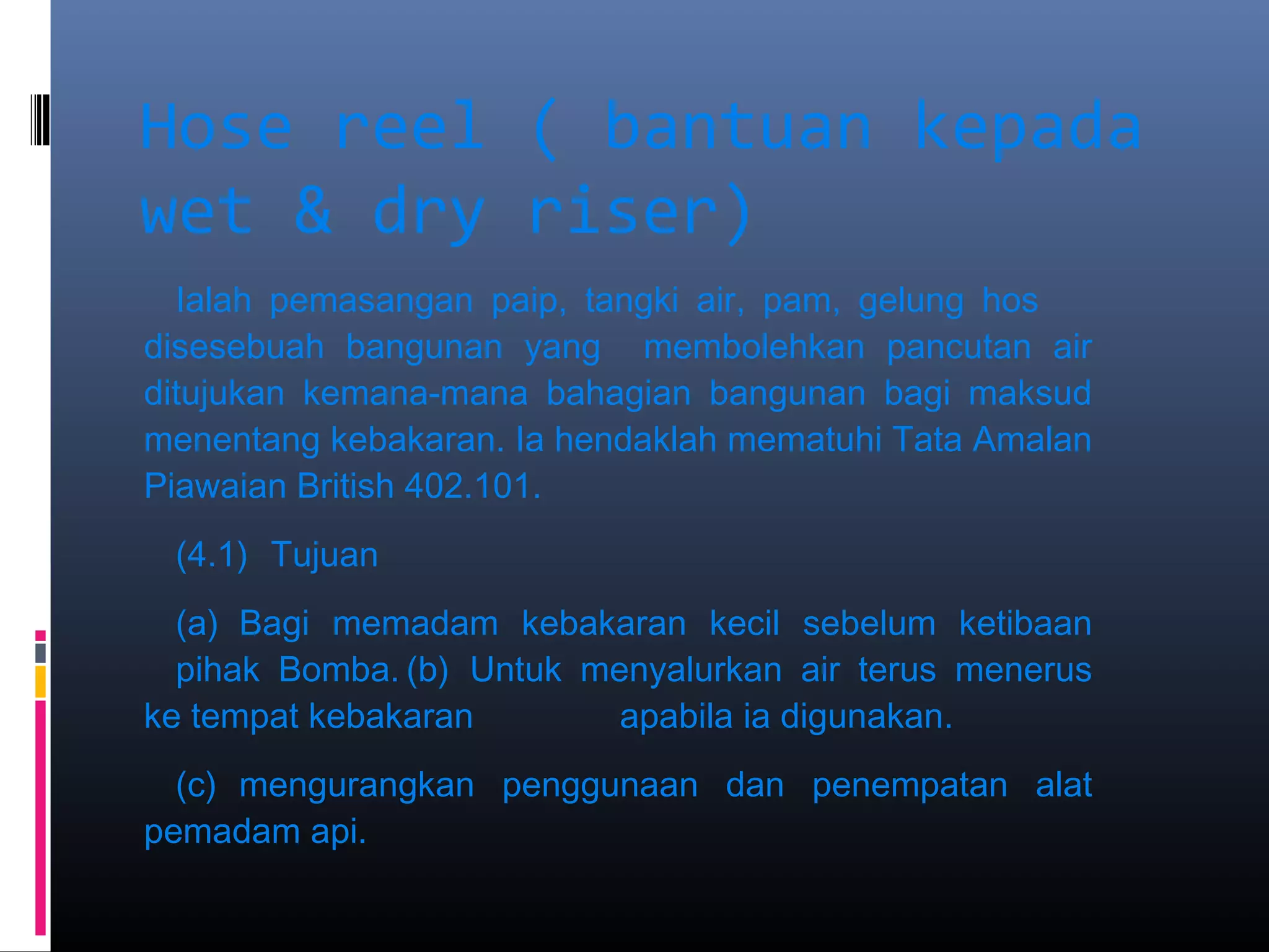 Alat kebakaran jenis mudah alih dan tetap | PPT