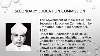 Mudaliar commission | PPT