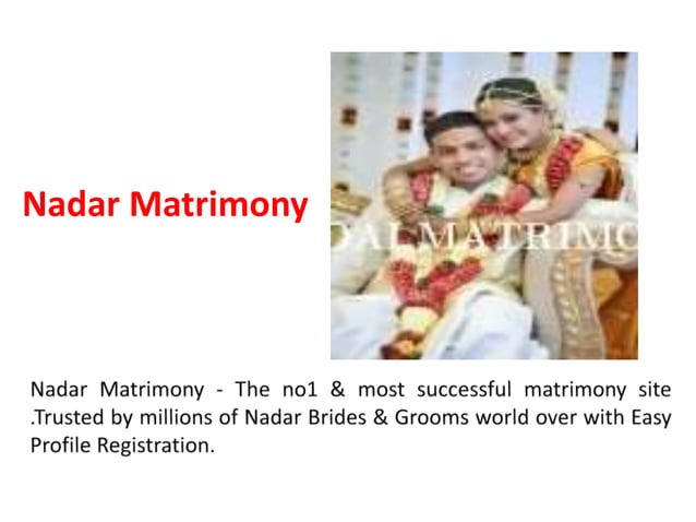 Nadar Matrimony | PPTX
