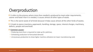 Muda - Waste reduction | PPTX | Business | Business and Finance