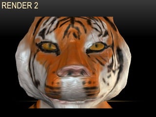 Mudbox tiger bust | PPT