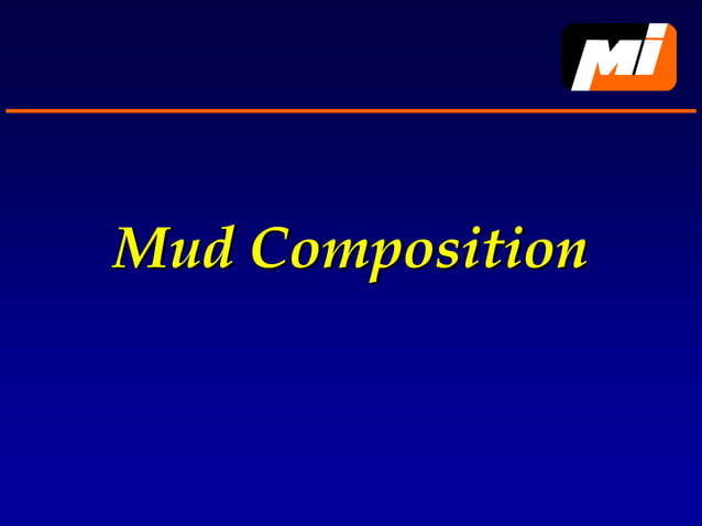 Mud composition.ppt | Chemistry | Science