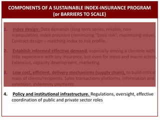 Sustainable Index-Based Livestock Insurance | PPTX