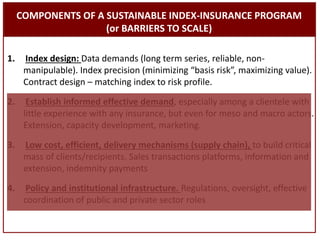 Sustainable Index-Based Livestock Insurance | PPTX