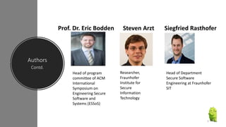 Reverse Engineering android Malware analysis | PPSX | Computer Software and Applications | Computing