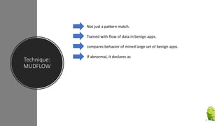 Reverse Engineering android Malware analysis | PPSX | Computer Software and Applications | Computing