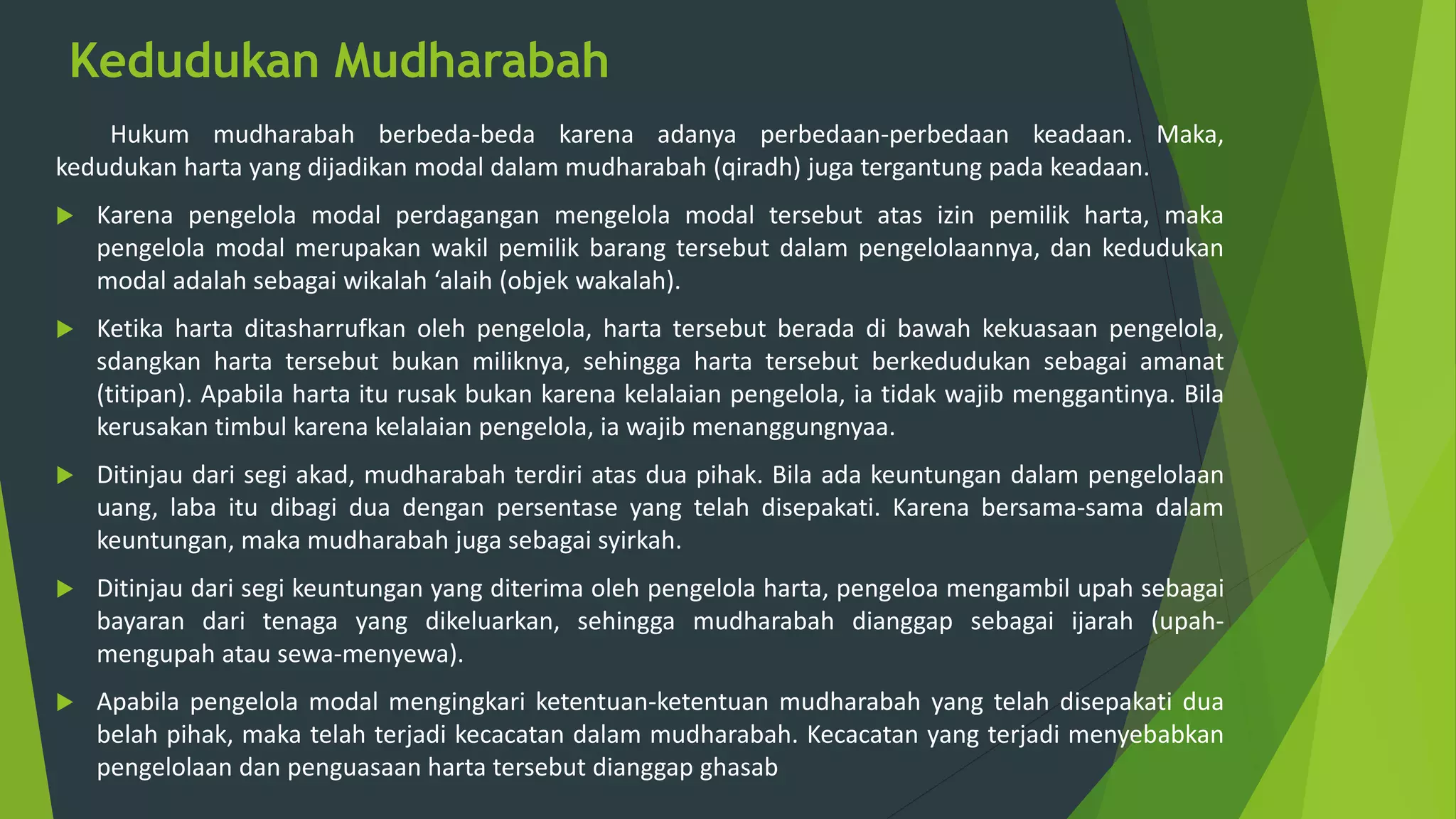 Mudharabah | PPTX