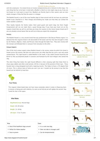 Mudhol hound dog spot | PDF
