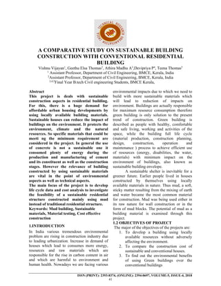 A comparative study on sustainable building construction with ...