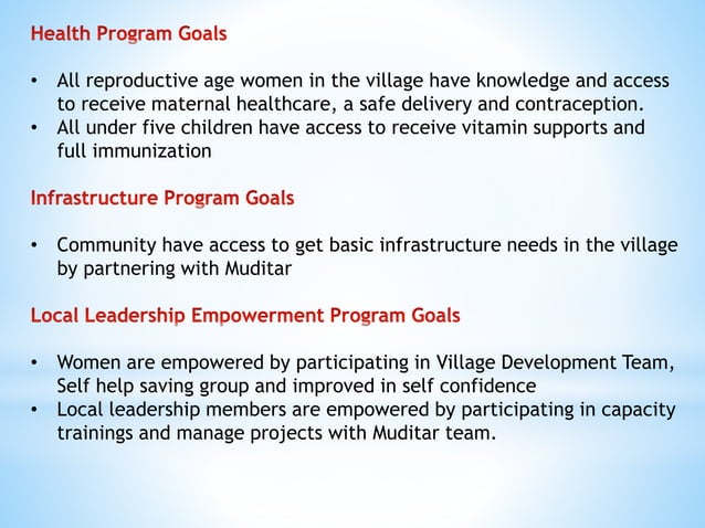 Muditar Foundation (Myanmar) Presentation | PPTX