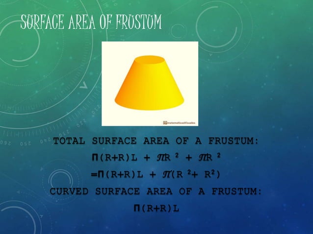 ppt on frustum. | PPTX