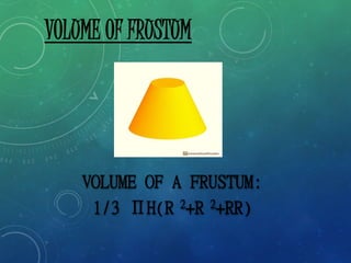 ppt on frustum. | PPTX