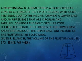 ppt on frustum. | PPTX