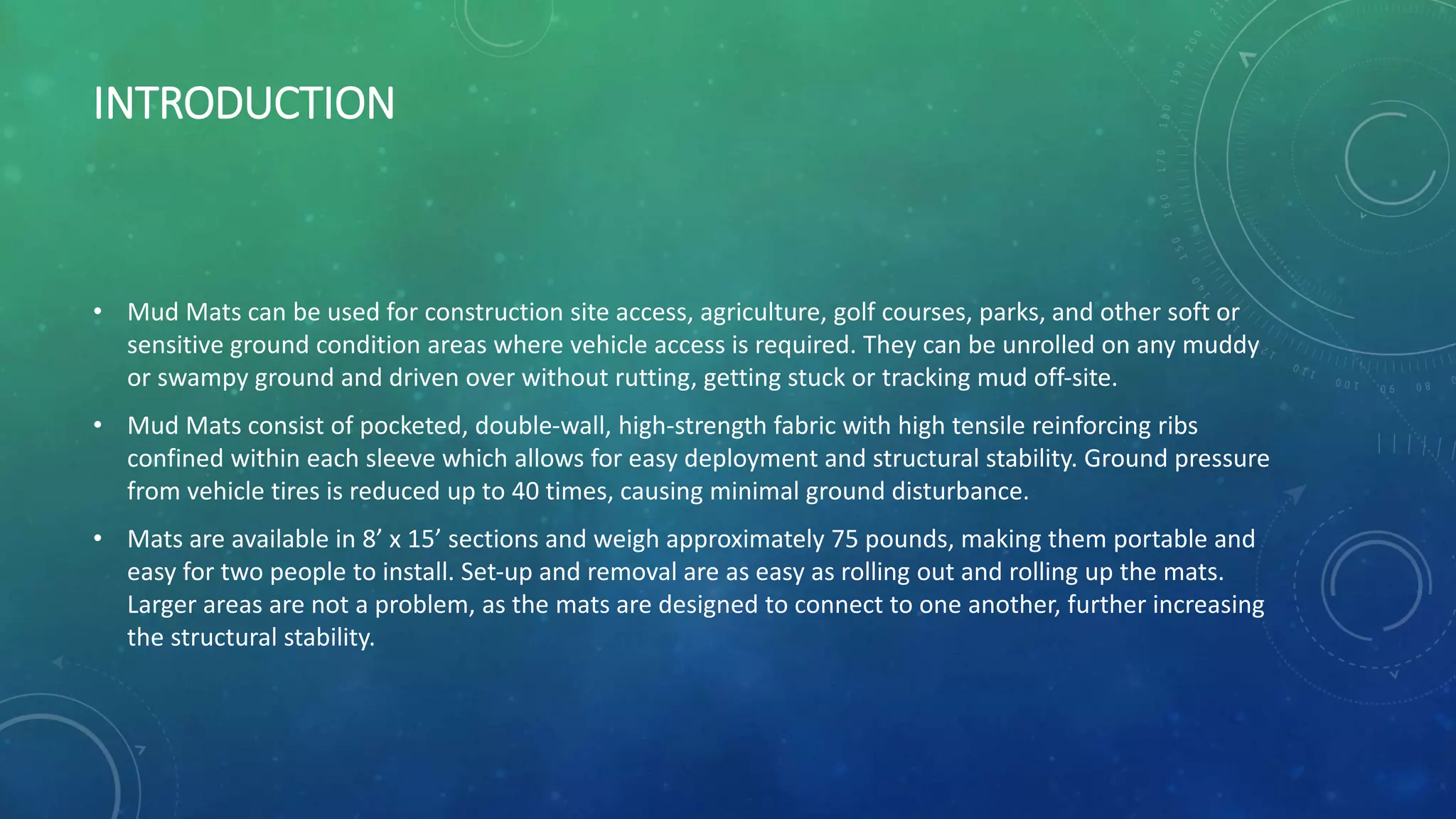 Mud mats | PPTX