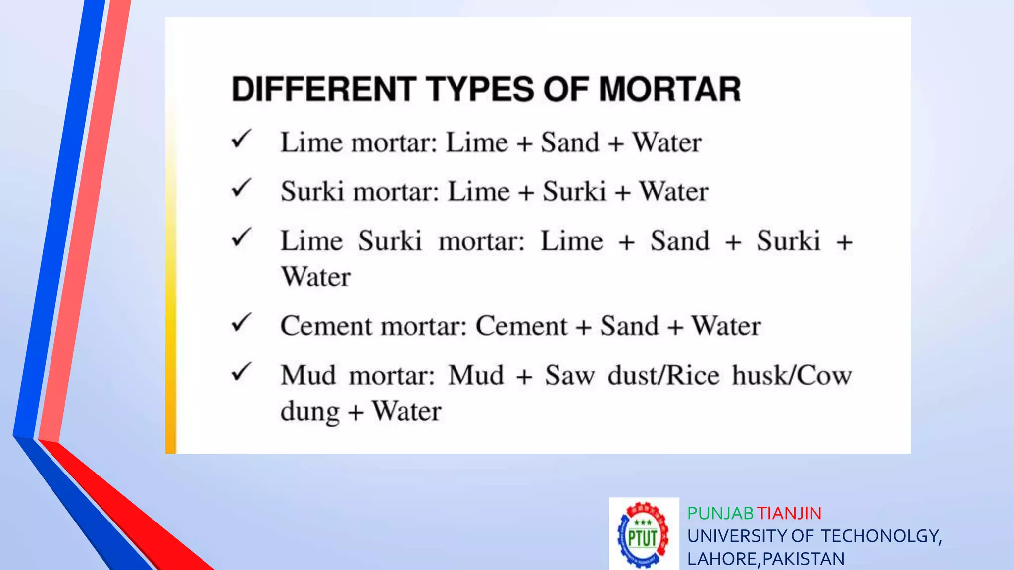 Mud mortar and steel | PPTX