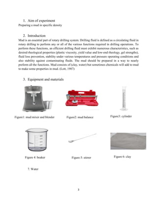 Mud preparation | PDF | Chemistry | Science