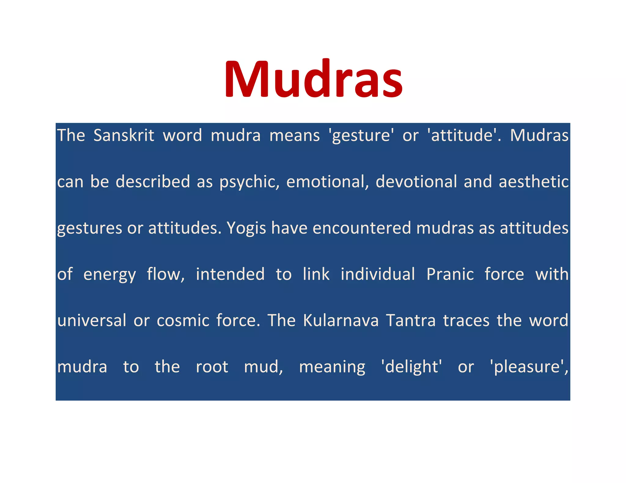 Mudra | PDF