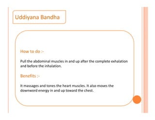 Mudra and bandha | PDF