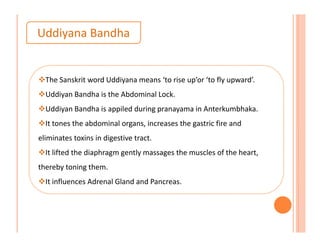 Mudra and bandha | PPT