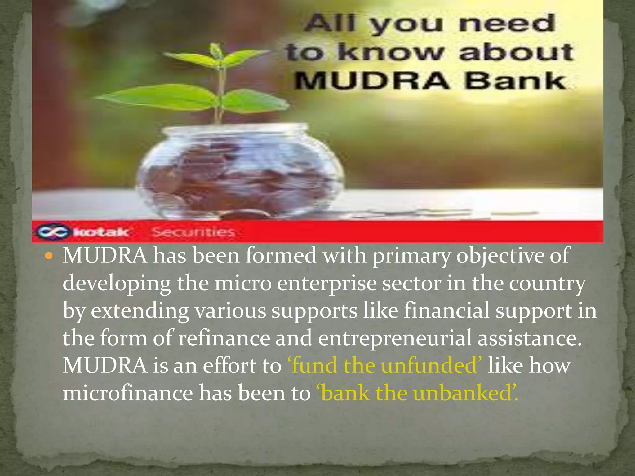 Mudra bank | PPTX