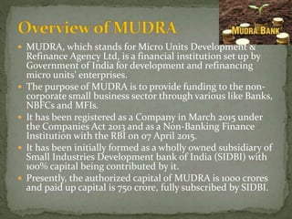 Mudra bank | PPTX