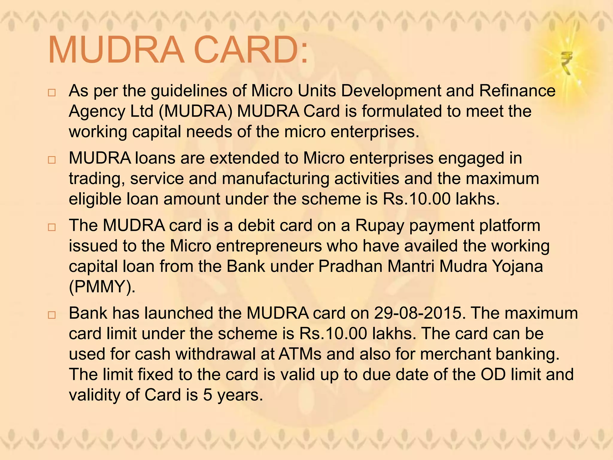 Mudra bank | PPTX