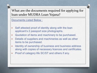 Mudra loan | PPTX