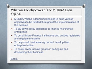 Mudra loan | PPTX